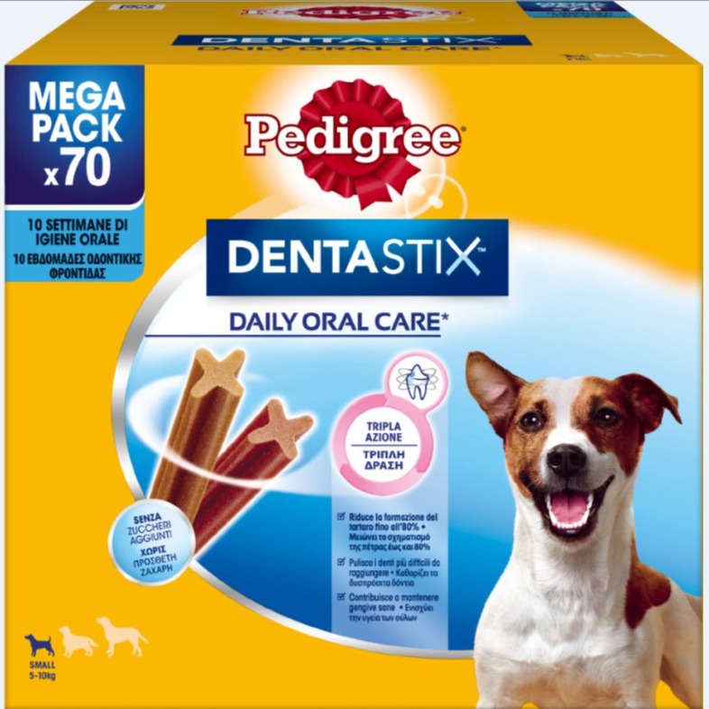 Pedigree Cane - Dentastix Small - Megapack 70 Pz. X 110 Gr